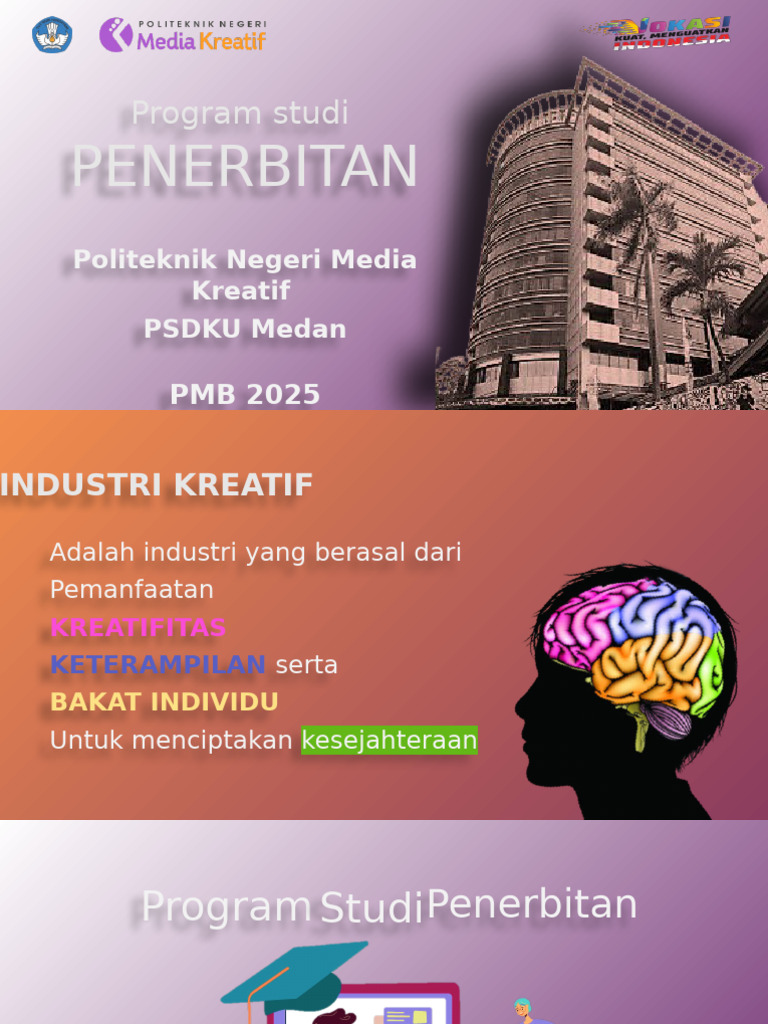 Program Studi Penerbitan Polimedia Medan | PDF