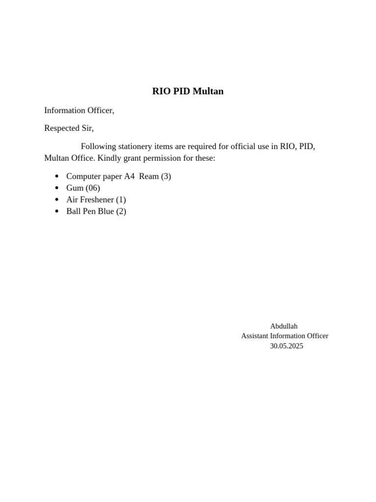 Re Question | PDF