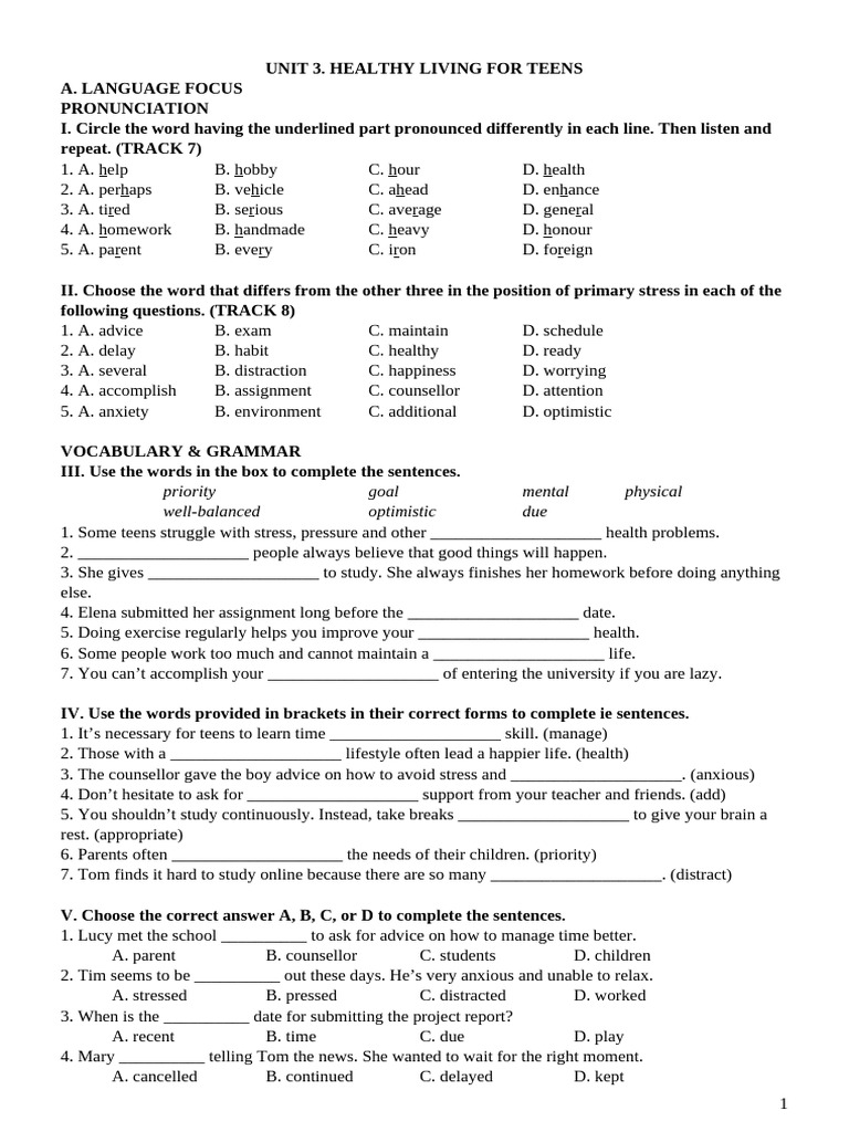 Healthy Living Strategies for Teens | PDF | Adolescence | Body Image
