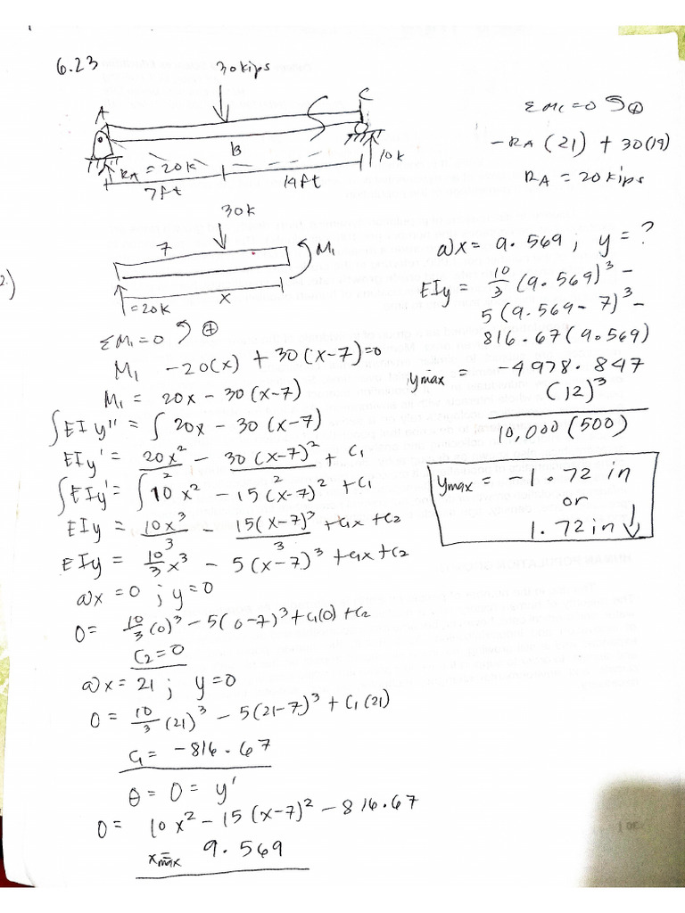 Plates (Deflection) | PDF