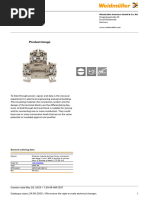 Weidmüller WDU 10 SL/EN Data Sheet | PDF | Electrical Connector ...