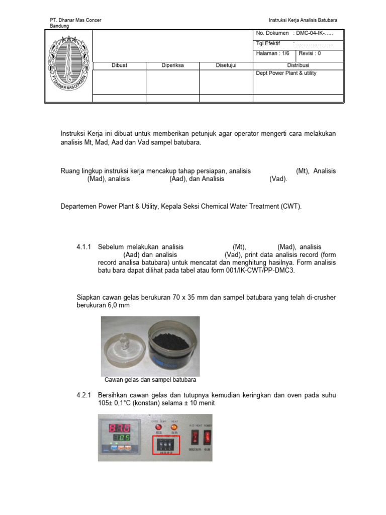 Analisa Batu Bara | PDF