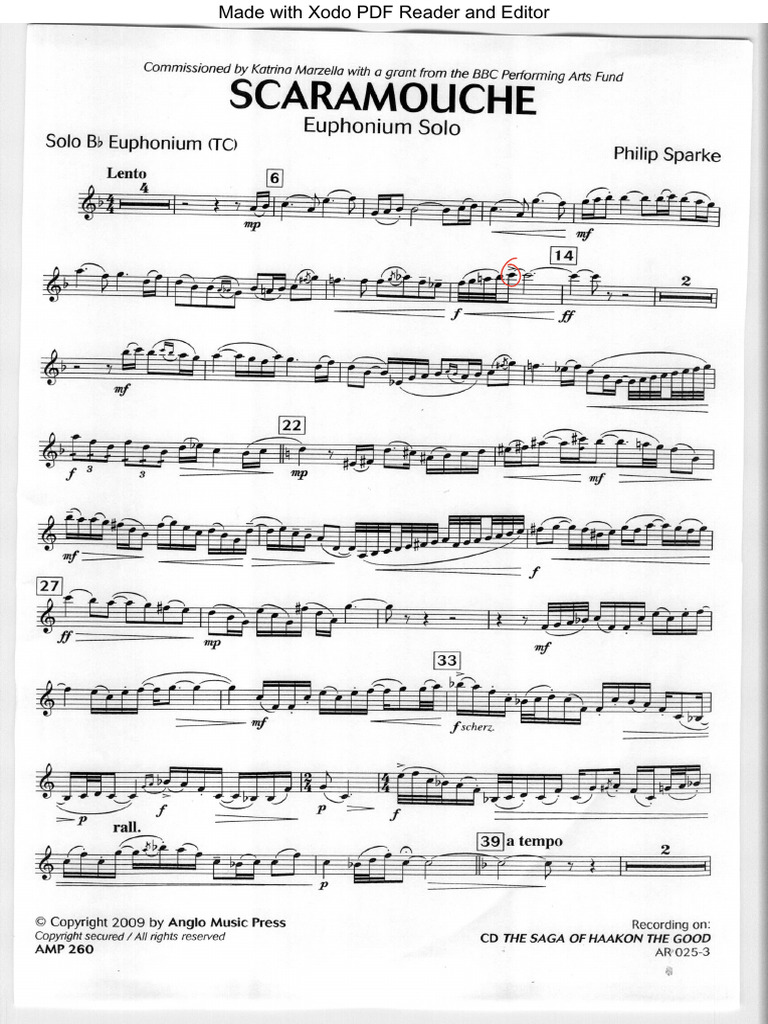 Sparke, P. - Scaramouche | PDF