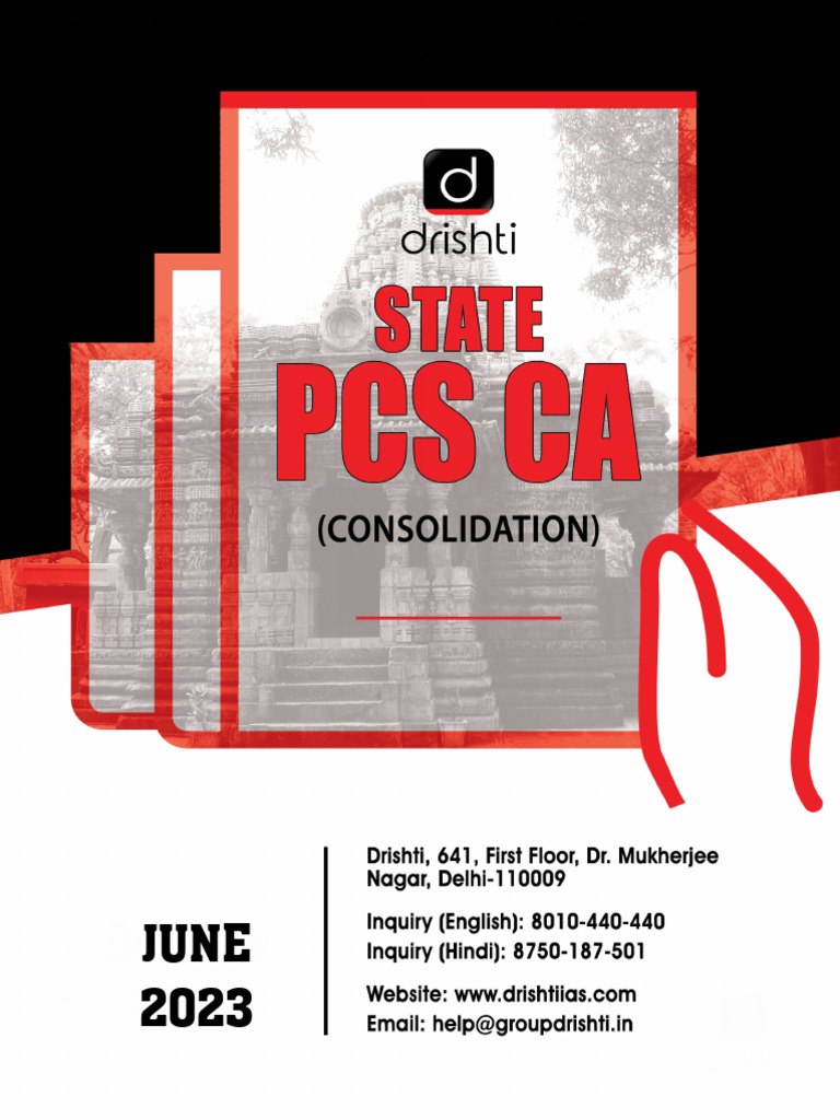 State PCS CA Consolidation (Chhattisgarh) June 2023 | PDF ...