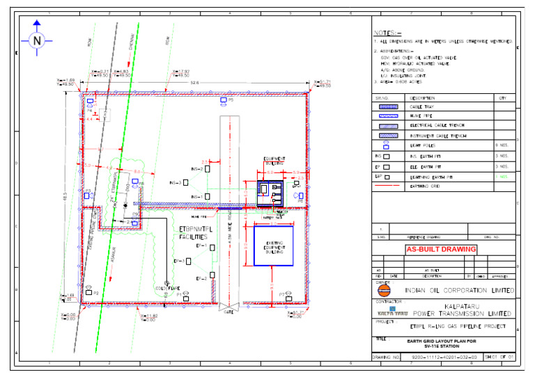 Earth Grid Layout Plan | PDF