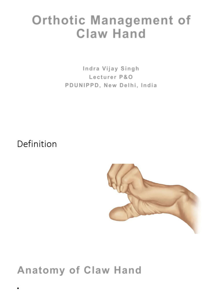 Claw Handpdf | PDF | Hand | Limbs (Anatomy)