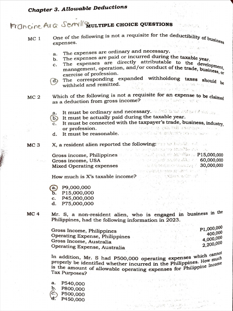 Chapter 3 - Intax | PDF