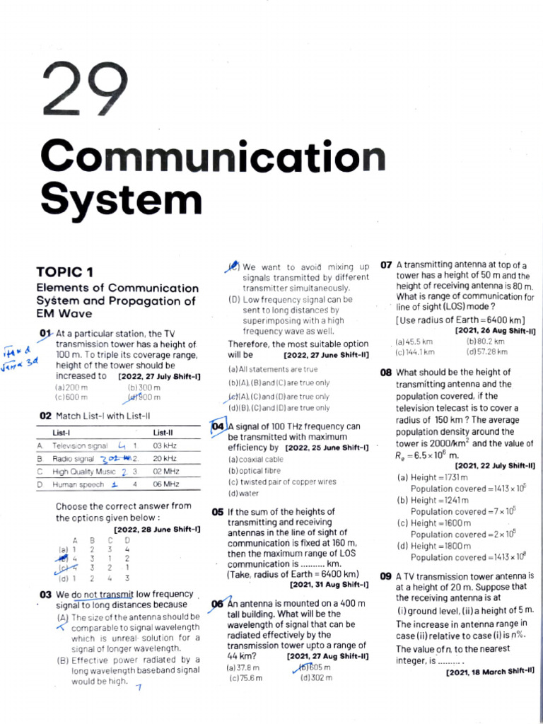23) Communication Systems | PDF | Frequency Modulation | Modulation