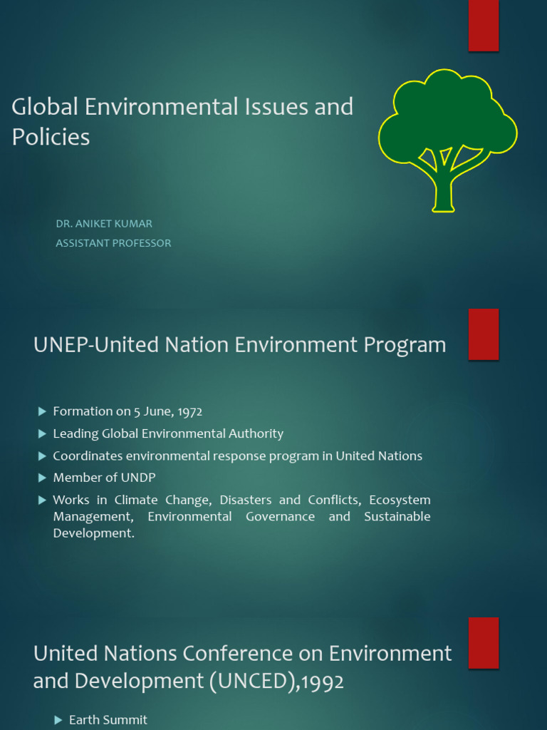 Global Environmental Issues and Policies | PDF | Climate Change ...