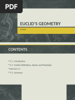 Class Ix 5. Euclid's Geometry | PDF | Axiom | Line (Geometry)