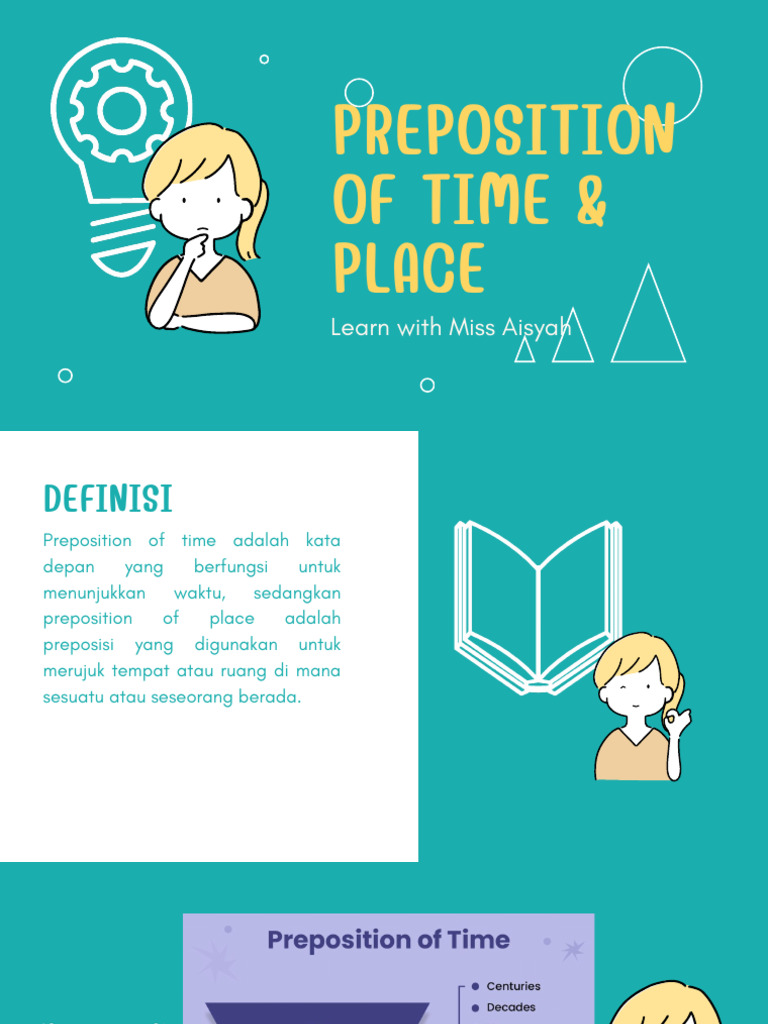 Preposition of Time and Place | PDF