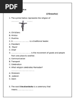 Traditional Ceremonies by Month | PDF | Zambia | Languages