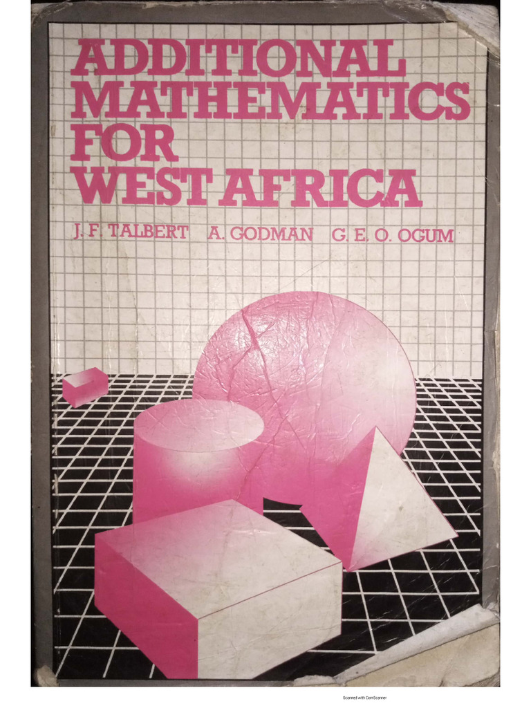 Additional Mathematics For West Africa | PDF