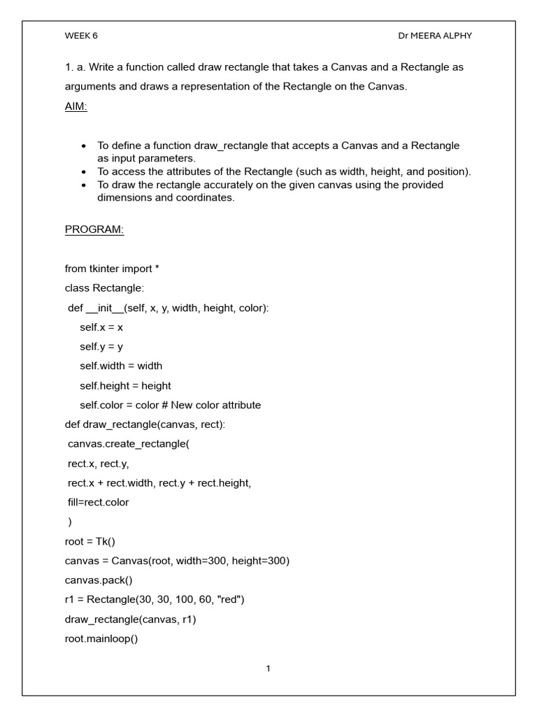 week6 | PDF | Software Development | Object Oriented Programming