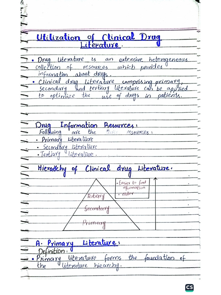 Drug Literature | PDF
