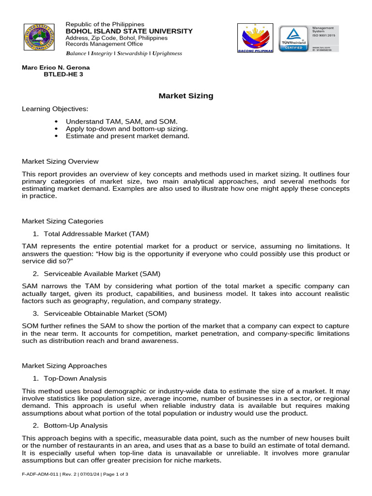 Written Report - Ecko Entrep | PDF | Statistics | Business Economics