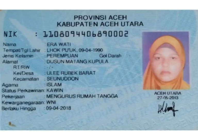 KTP Ibu Nurliza Thahara - Compressed | PDF