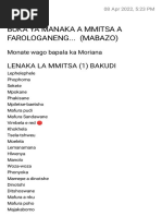 Bheka Mina Sewasho Combos and Benefits | PDF