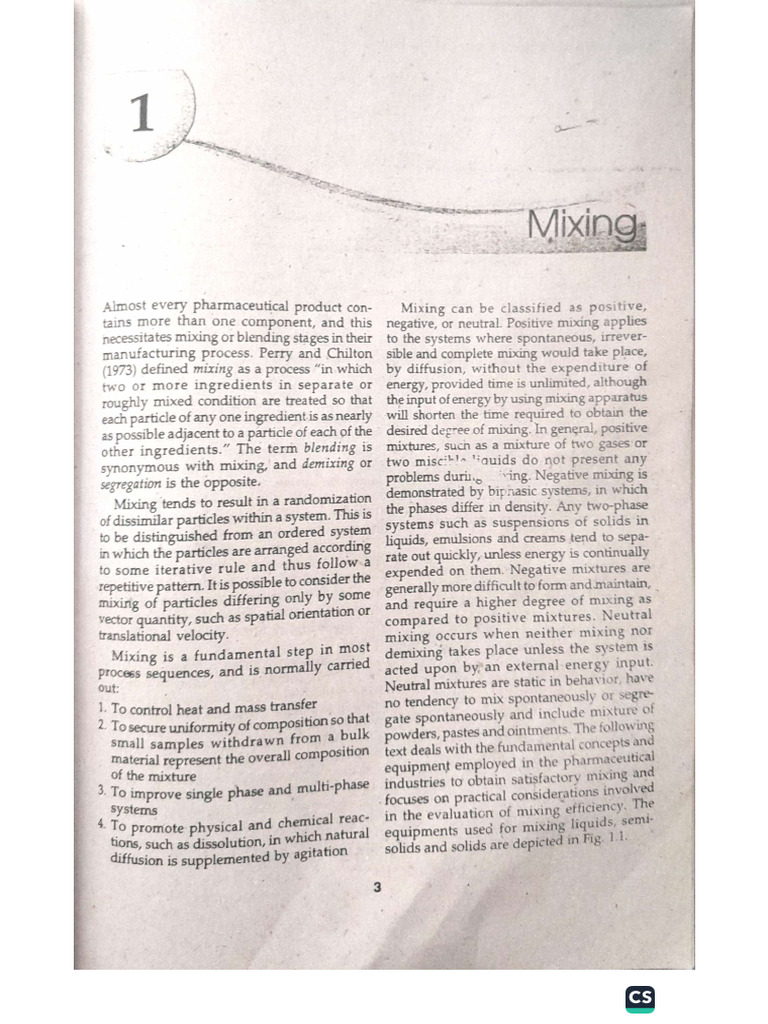 Mixing | PDF