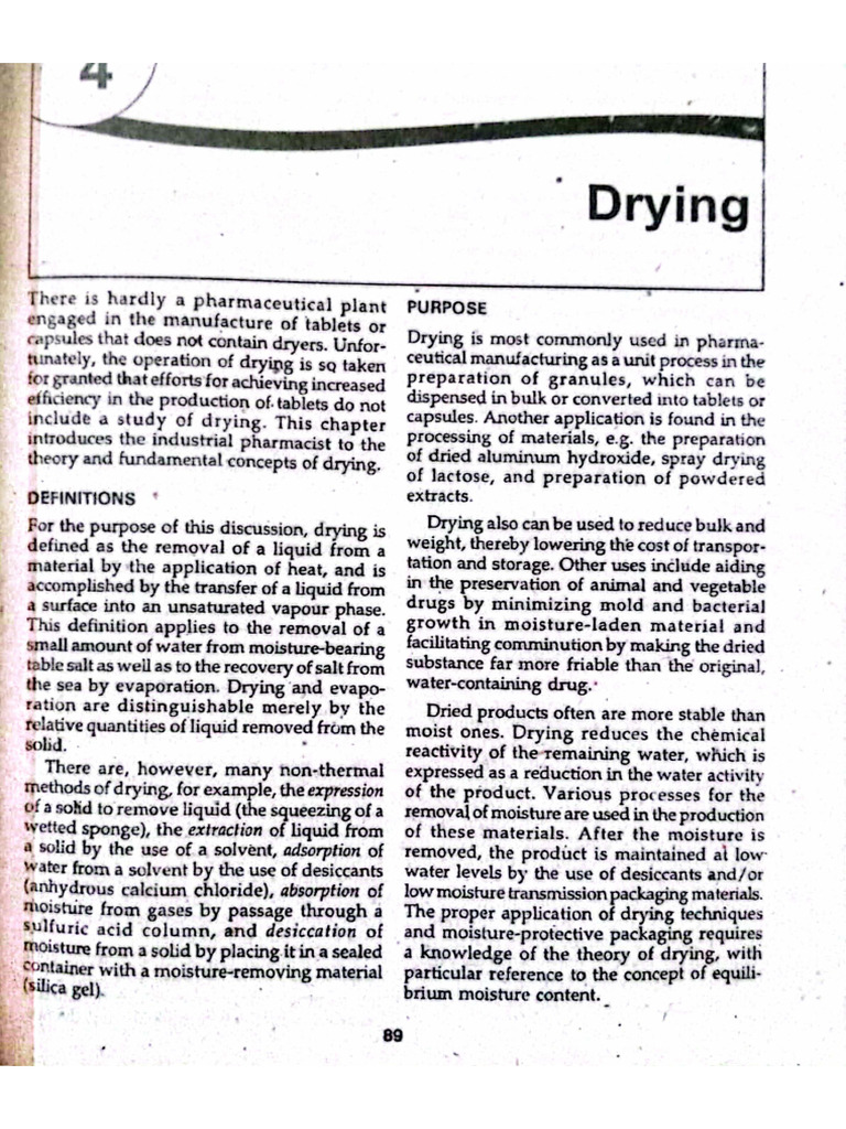 Drying | PDF