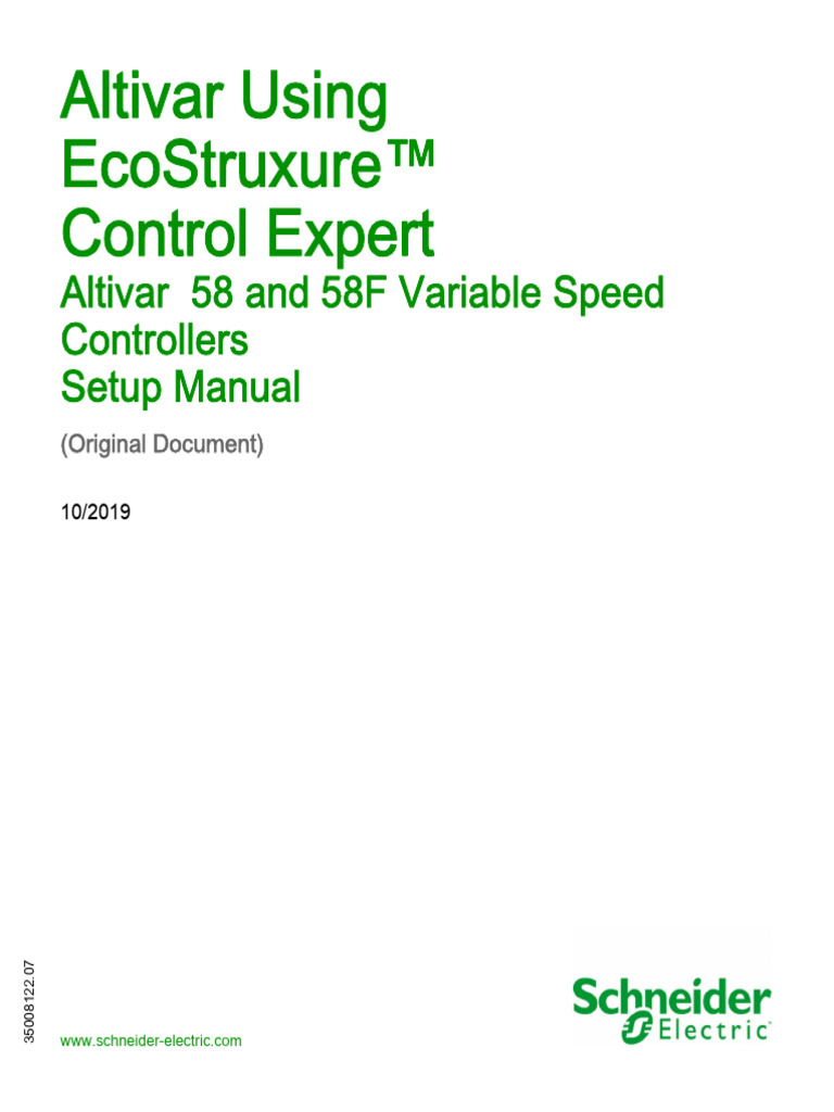 Altivar 58/58F Setup Manual | PDF | Parameter (Computer Programming ...