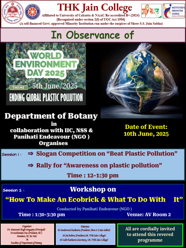 Flyer - World Environment Day 2025 | PDF | Environmental Issues | Human ...