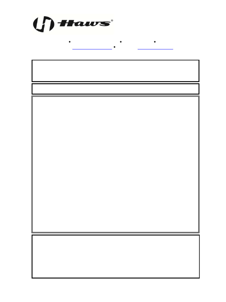 Haws 7261 7271 AXION MSR Pedestal Mount Eyewash Station W Plastic Bowl ...