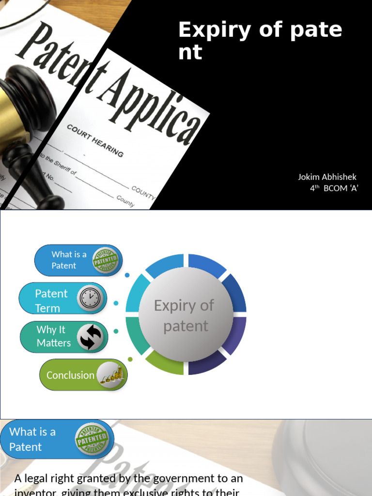 Expiry of Patent | PDF