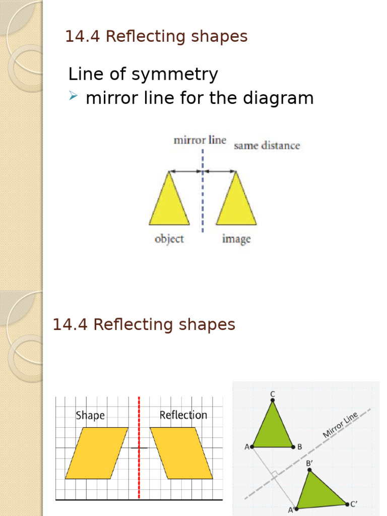 14.4 Reflecting Shapes | PDF