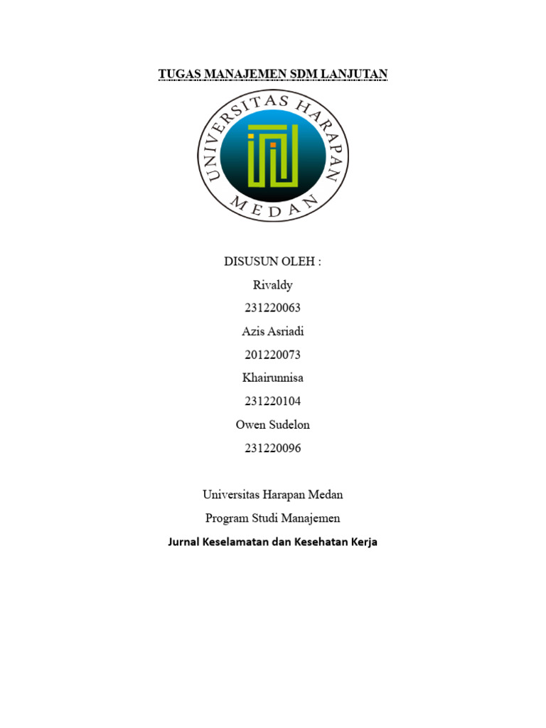 Manajemen SDM Lanjutan 2 KEL 4 K3 | PDF