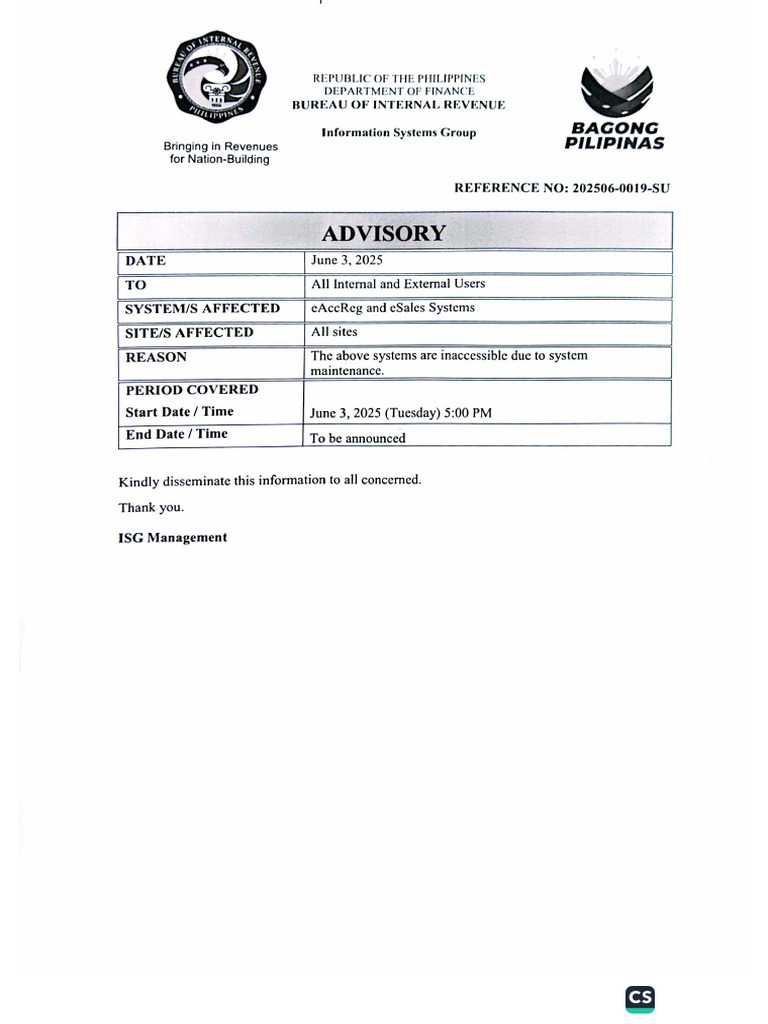 Eservices Advisory | PDF