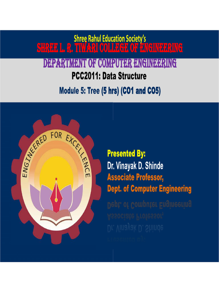 5 - PCC2011 Data Structure Module 5 - Tree New Final Print | PDF