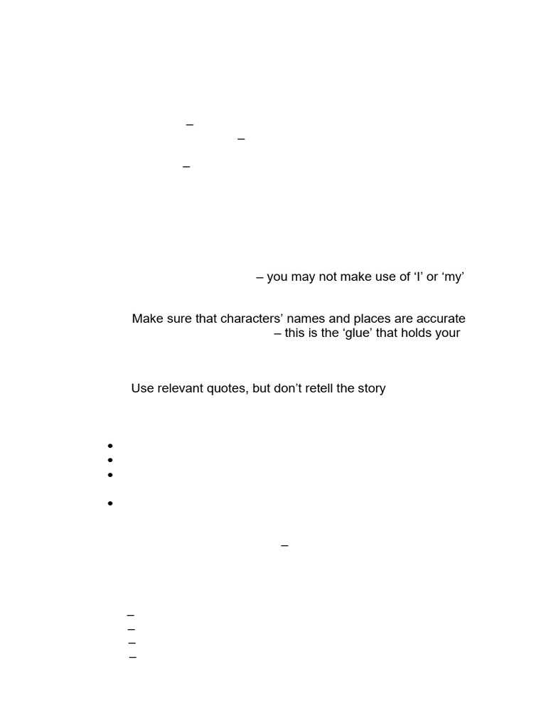 Writing A Literature Essay - Grade 11 | PDF | Essays | Human Communication