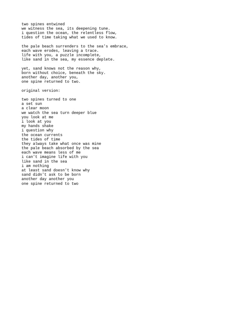 Poem | PDF