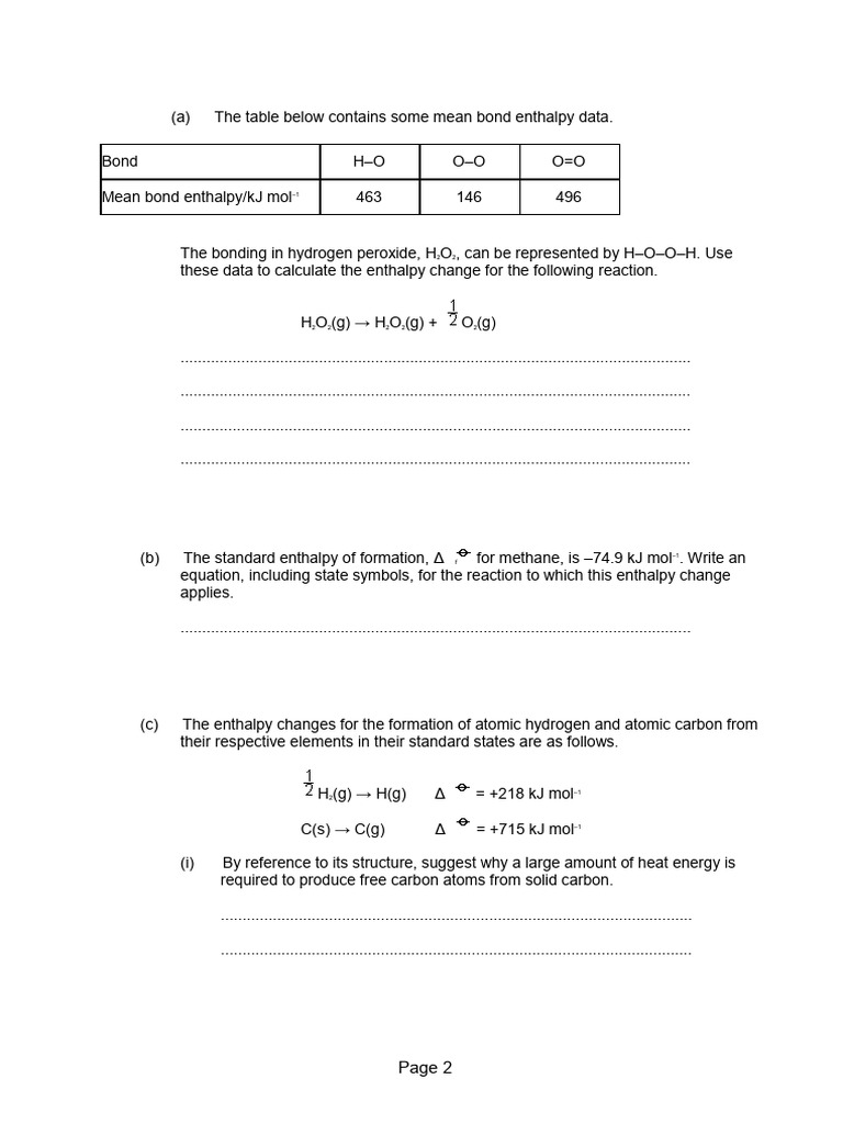 Application of Hesss Law 4 QP | PDF | Combustion | Methane