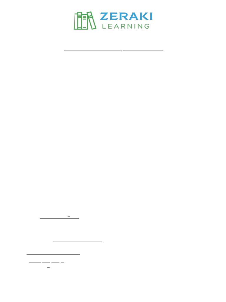 Form 1 Mathematics Assignment 198 1590671549257 Zeraki Learning | PDF ...