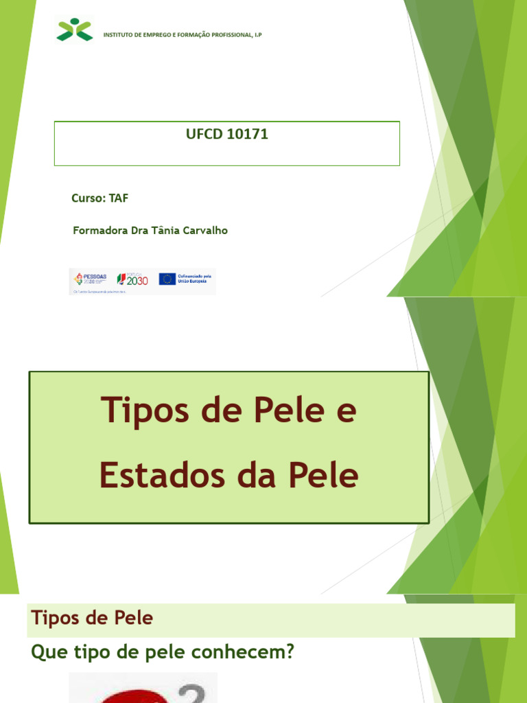 2 - Exercício de leitura - Tipos de pele | PDF | Pele