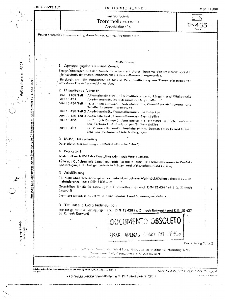 Din 15435 | PDF