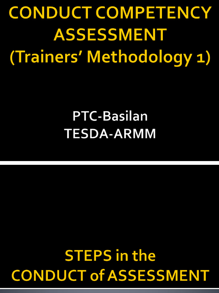 STEPS in The CCA-For TMI Training | PDF | Educational Assessment