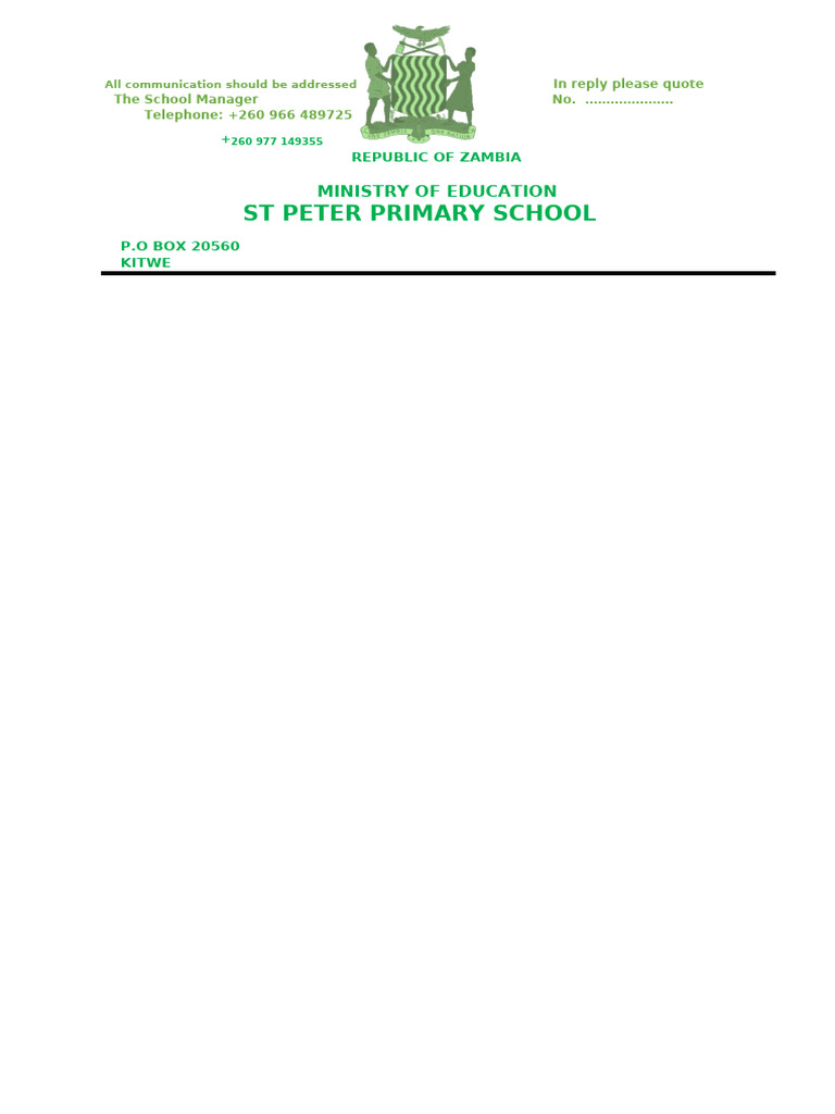 Letter Head | PDF