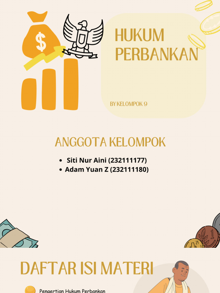 Krem Dan Kuning Ilustrasi Tugas Ekonomi Presentasi | PDF