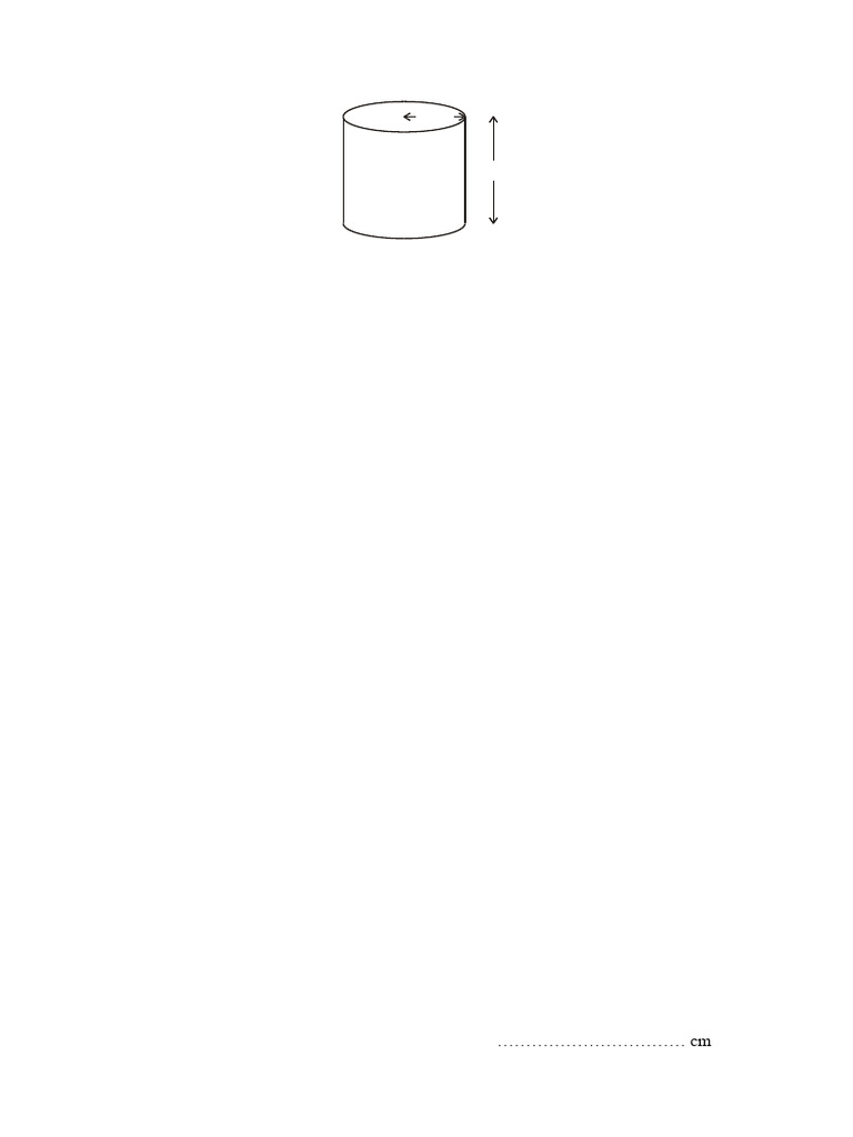 Cylinder Volume and Surface Area Calculations | PDF | Significant ...