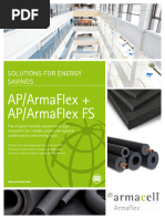Class o Armaflex Catalogue | PDF | Thermal Insulation | Duct (Flow)