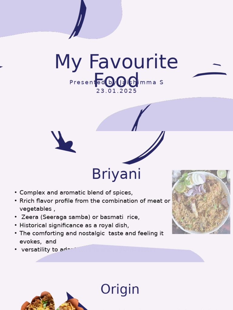 My Favourite Food | PDF