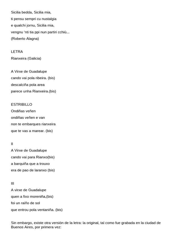 Sicilia Bedda | PDF