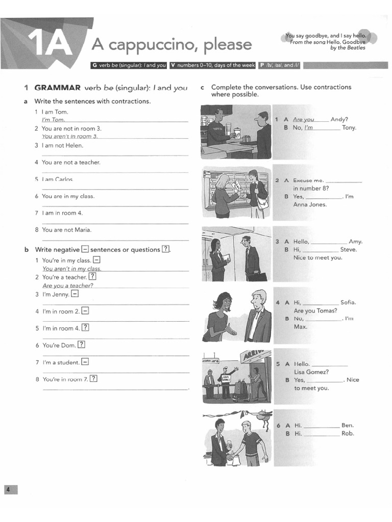 WORKBOOK Units 1 To 3 | PDF
