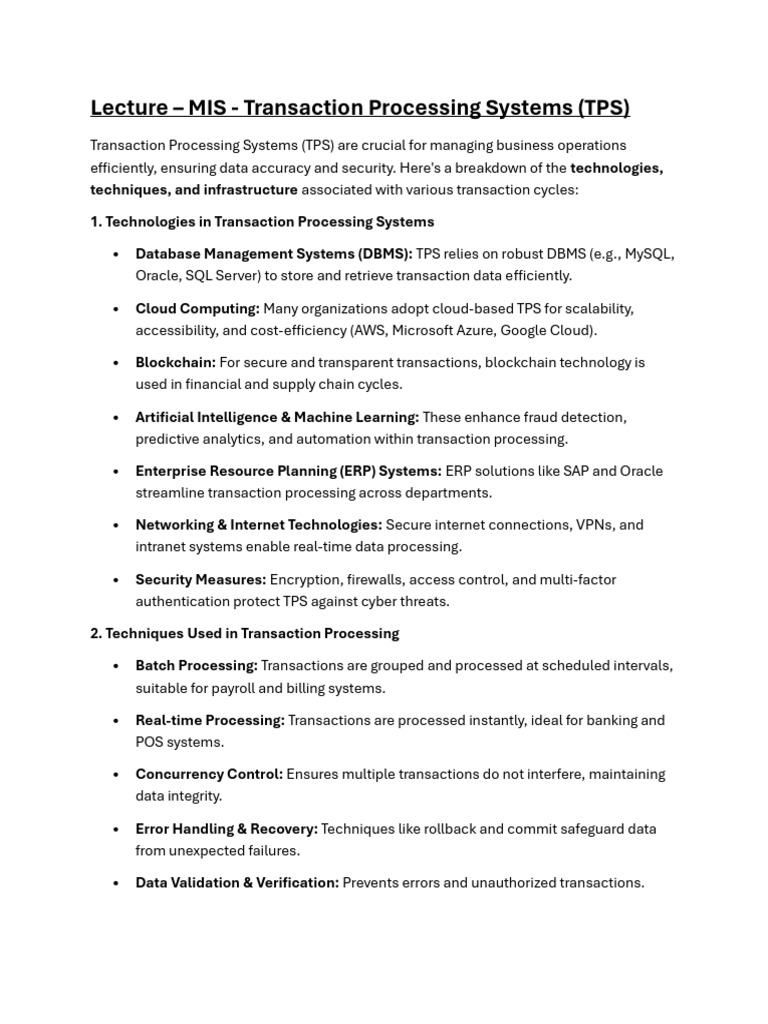 Transction Processing System | PDF | Database Transaction | Banks