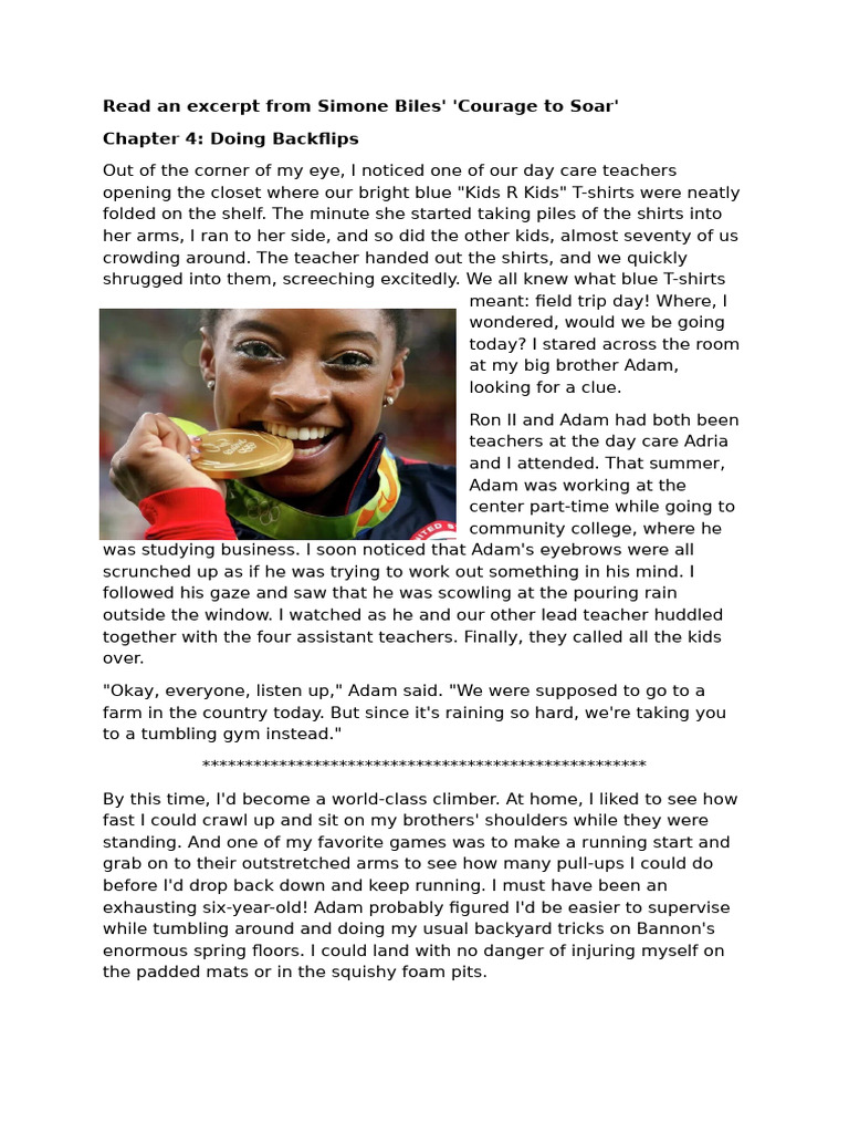 Simone Biles Excerpt | PDF