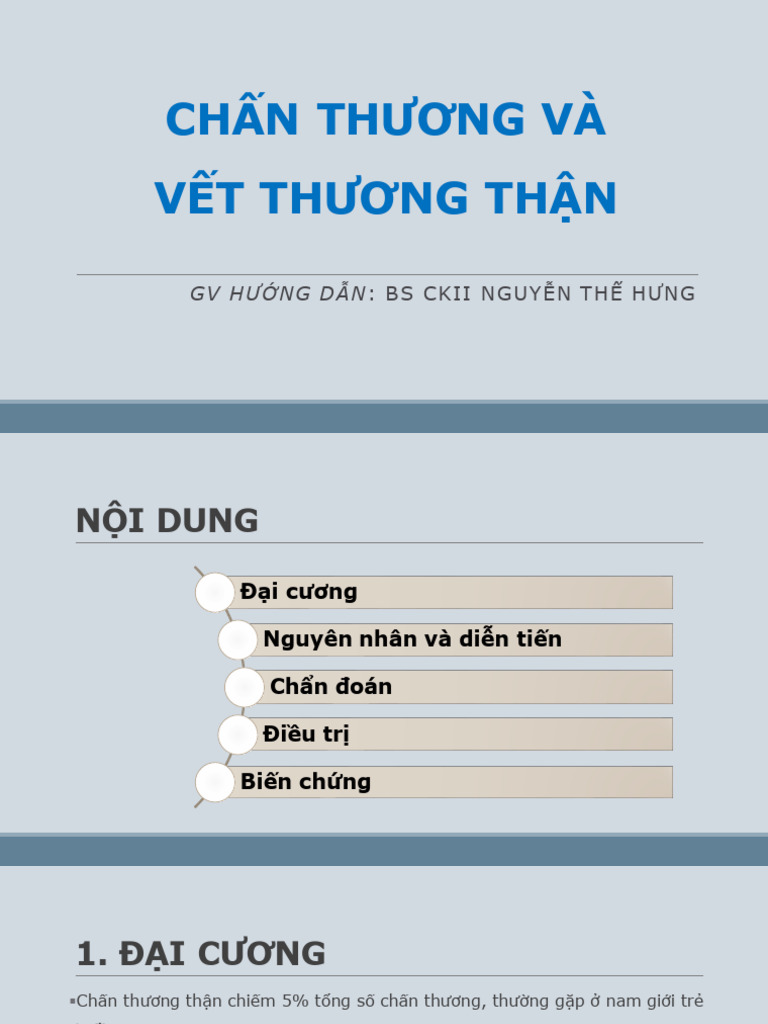 CHẤN THƯƠNG THẬN-Y4-2022 - 230815 - 142151 | PDF