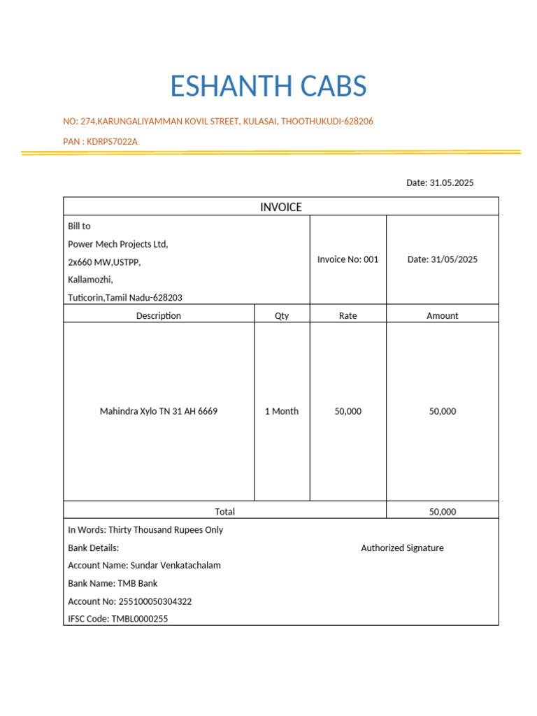 Eshanth Travels | PDF